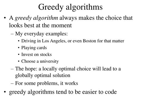 Ppt Lecture 2 Greedy Algorithms Ii Powerpoint Presentation Free