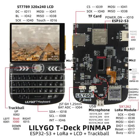 Lilygo T Deck Esp S Lora Microcontroller Programmer Zollpinout Esp Wi Fi Lora