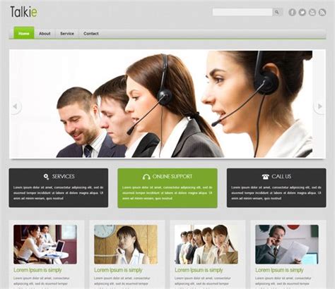 talkie free responsive html5 css3 mobileweb template