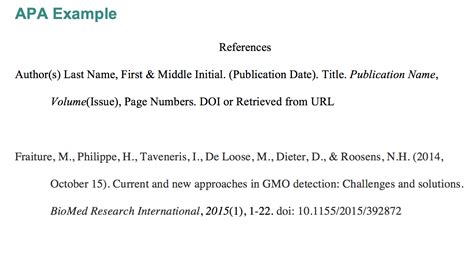 Explanation And Example Apa Article Doi Libguides At State College Of Florida Sarasota Manatee