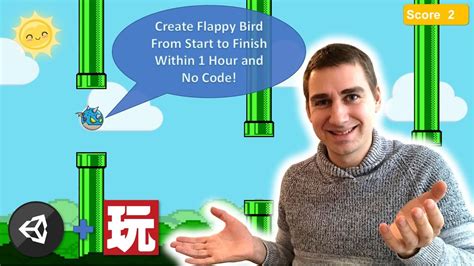 Create Flappy Bird Within An Hour No Coding Needed Unity Playmaker Youtube