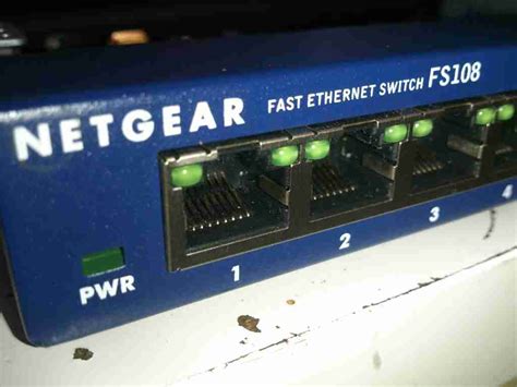 Netgear FS108 Fast Ethernet Switch Experimental Engineering