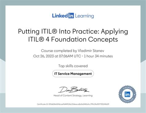 Vladimir Stanev On Linkedin Certificate Of Completion