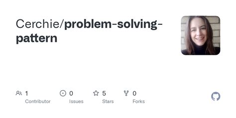GitHub Cerchie Problem Solving Pattern