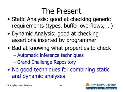 Ppt Staticdynamic Analysis Past Present And Future Powerpoint
