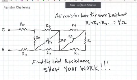 Solved Please Helpresistor Challenge The Assignment Is To