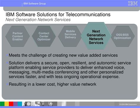 Ppt Ibm Middleware Solutions For Telecommunications Powerpoint