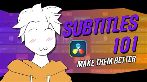 How To Make Gaming Subtitles In Davinci Resolve Tutorial Youtube