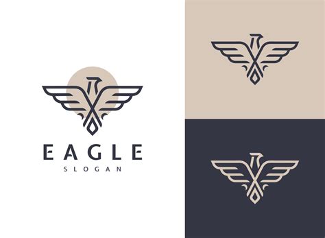 Minimal Eagle Logo 11866811 Vector Art At Vecteezy