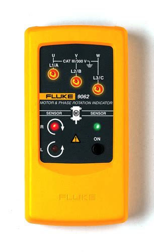 Fluke 9062 Motor Phase Rotation Phase Sequence Indicators