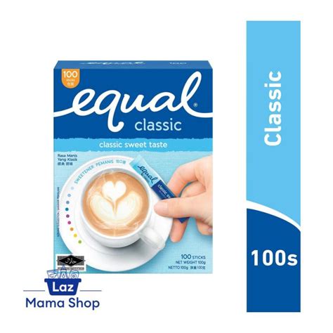 Equal Classic 100 Sticks Zero Calorie Sweetener Laz Mama Shop Lazada Singapore