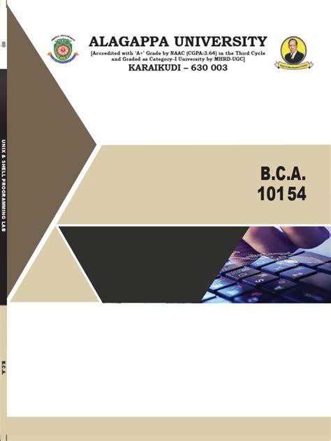 Pg Bca Computer Applications 10154 Bca Unix And Shell Programming