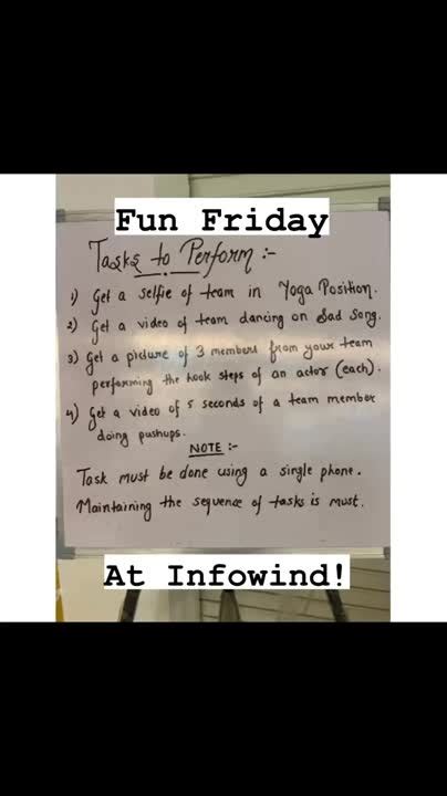 Video Infowind Technologies On Linkedin Fun Friday At Infowind