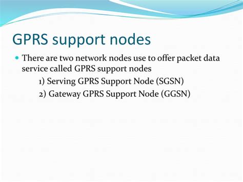 Gprs Architecture Ppt Pptx