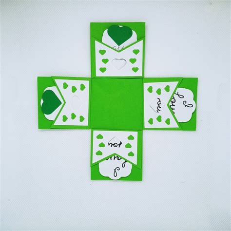 SVG Exploding Box Explosion Heart Card St Patrick S Etsy
