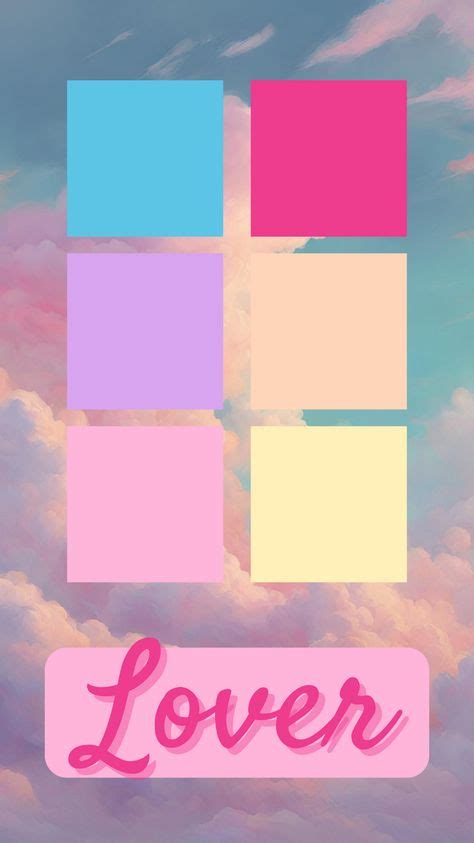 Lover Color Palette Taylor Swift