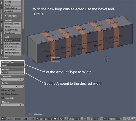 Mesh Is There A Way I Can Make Loop Cuts Of Multiple Patterned Widths Blender Stack Exchange