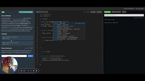 Coderbyte Array Challenge JAVA YouTube