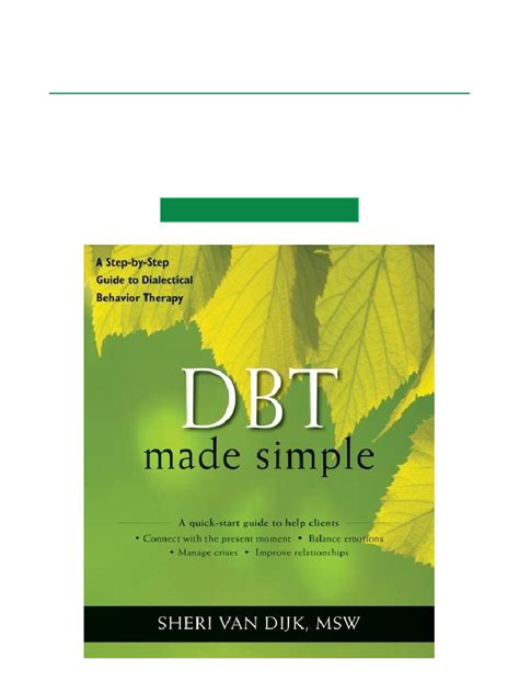 get yours dbt made simple a step by step guide to dialectical behavior