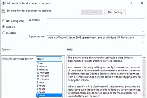 Настройка лимитов таймаутов для активных отключенных Rdp Rds сессий в Windows РЕМОНТКА