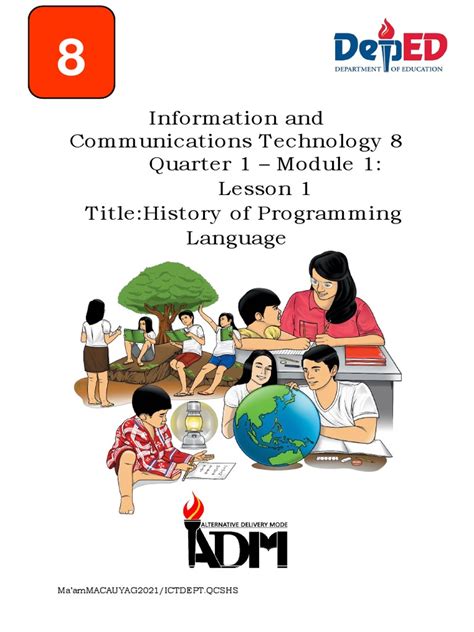 Information And Communications Technology 8 Quarter 1 Module 1