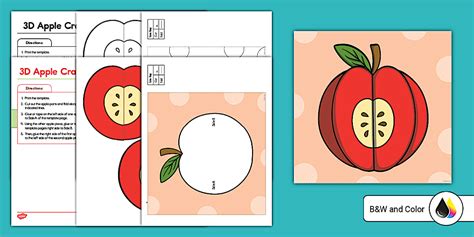 3d Apple Craft