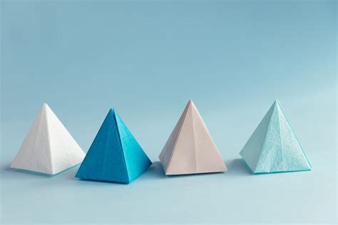 How To Fold An Origami Triangle Pyramid Origami Ok