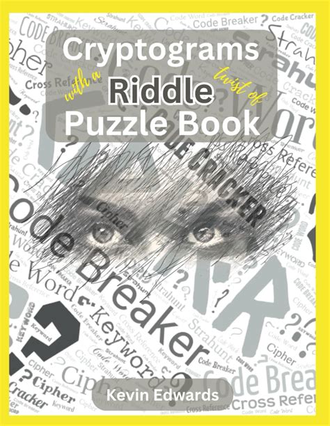 Cryptograms With A Twist Of Riddle Puzzle Book Large