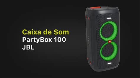 Jbl Partybox Caixa De Som Porttil Para Festas Com Bluetooth E