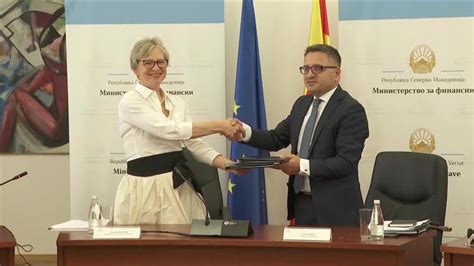 Потпишување договори за обезбедување заем од 100 милиони евра од ЕБОР за ЕСМ Канал 5