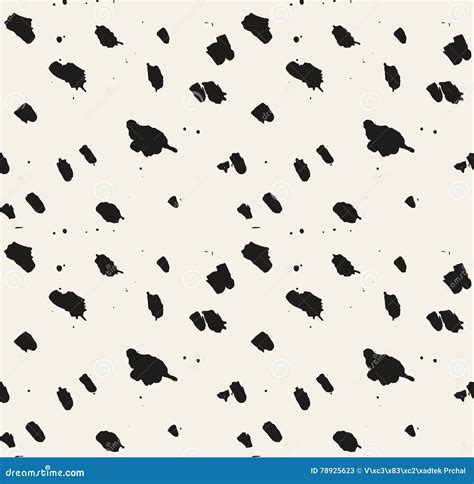 Handsketched Vector Seamless Pattern Stock Vector Illustration Of