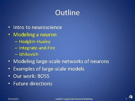 Cse 511 Brain Memory Modeling Lect 05 6