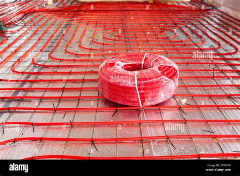 Laid Pipes Made Of Cross Linked Polyethylene Pex For Underfloor Heating