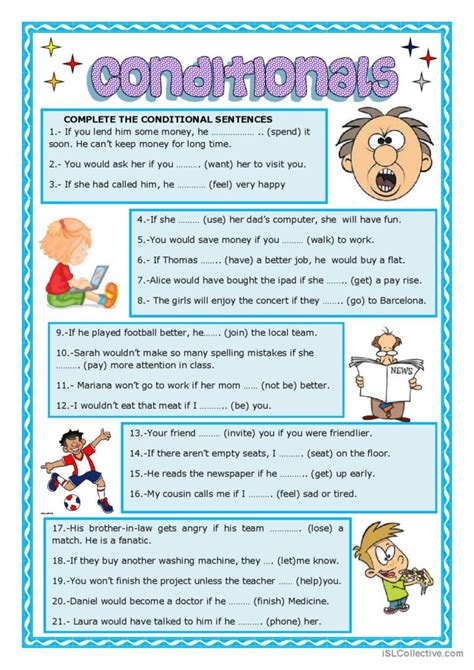 Conditionals English Esl Worksheets Pdf And Doc