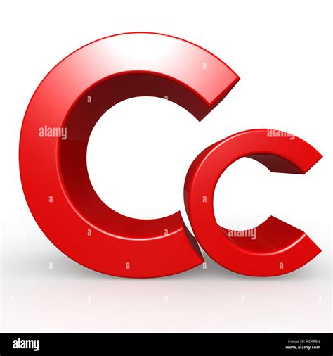 Upper And Lower Case C Together Image With Hi Res Rendered Artwork That