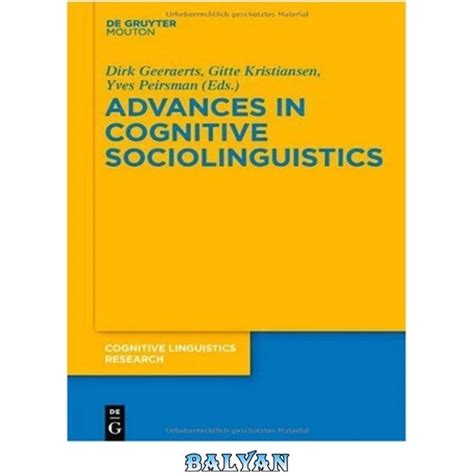 خرید و قیمت دانلود کتاب Advances In Cognitive Sociolinguistics Cognitive Linguistic Research ترب