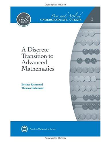 A Discrete Transition To Advanced Mathematics Pure And Applied Undergraduate Texts Pure And