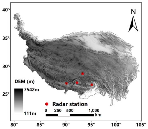 The Spatial Distribution Of Radar Stations Over The Tp Download Scientific Diagram