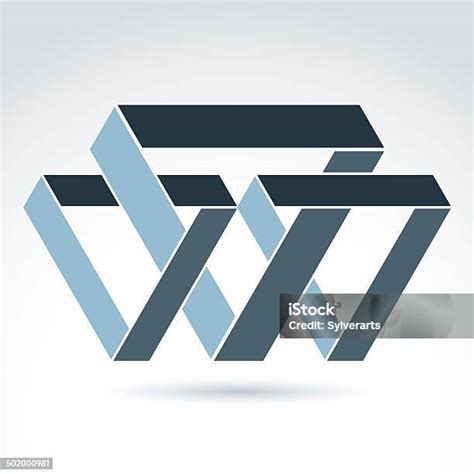 추상적임 아이콘크기 추상적임 기호까지 벡터 그래픽 디자인 요소 3차원 형태에 대한 스톡 벡터 아트 및 기타 이미지 3차원 형태 개념 개념과 주제 Istock