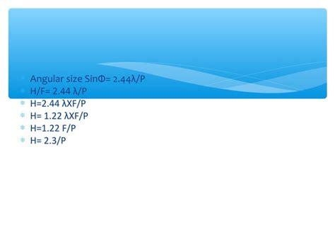 Best Ppt On Visual Acuity