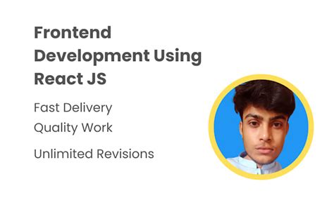 Do Frontend Web Development Using React And Tailwind Css By Shahzeb