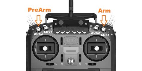 guide how to arm prearm and start your quad