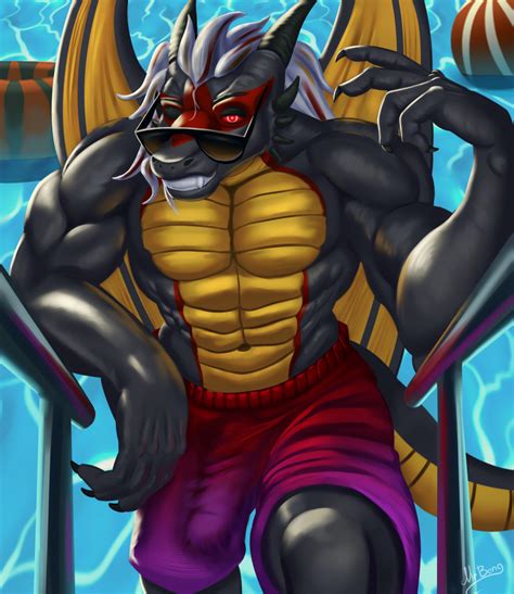 Rule 34 2021 2 Horns Abs Anthro Ball Beach Ball Belly Scales Biceps