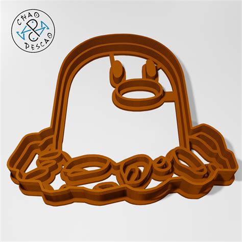 Stl File Digglet Pokemon Cookie Cutter 🐉 ・3d Print Design To