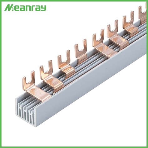 4p Mcb Copper Busbar U Type 2p Electrical Copper Busbar Or Fork Type