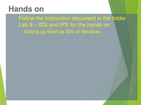 network security lab lab 9 ids and ips ppt download