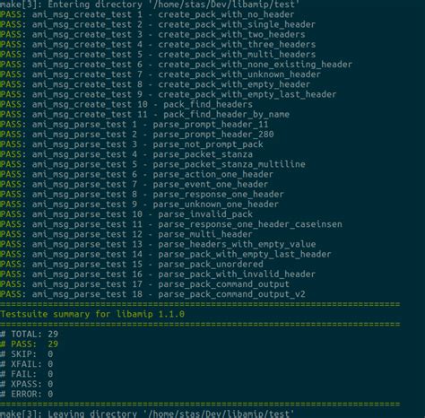 Test Anything Protocol Tap With Autotools And Cmocka