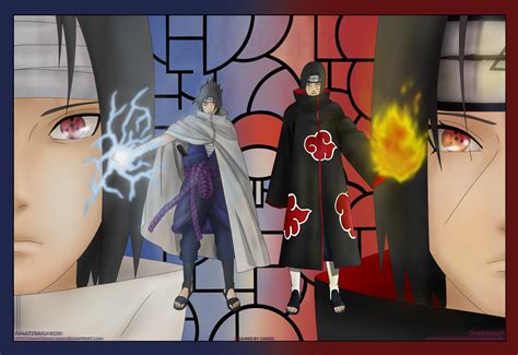 Epic Itachi And Sasuke Uchiha Sharingan Wallpaper