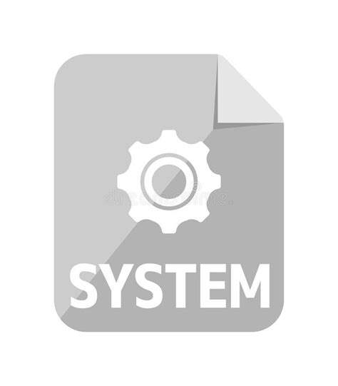 Various File Type Vector Icon Illustration System Stock Vector