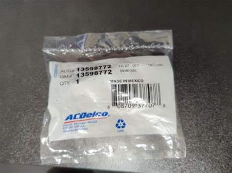 Tpms Sensor Lt Acdelco Gm Original Equipment 13598772 Ebay